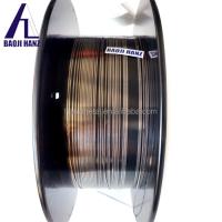 China Nitinol Flat Wire 0.8x1.3mm Shape Memory Alloy Wire for Medical Industrial Use for sale