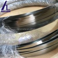 China High quality 0.4x1.2mm nitinol flat wire shape memory alloy wire for sale