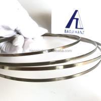 China High quality 0.4x1.2mm nitinol flat wire shape memory alloy wire for sale