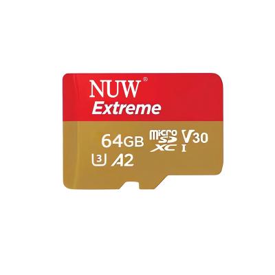 China NUW MicroSD Card A2 64GB Micro Sd Memory App Launching for sale