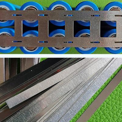 China Thickness 0.3mm Lithium Battery Connector Two Parallel Nickel Plated Strip for sale