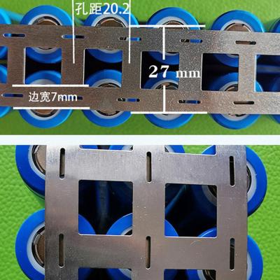 China Customized Nickel Battery Connectors 20.2 Hole Spacing 2-6 Wells for sale