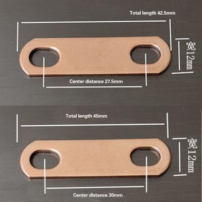 China Motor Overcurrent Brass Copper Row Flange Anti-Static Jumper Copper Sheet for sale