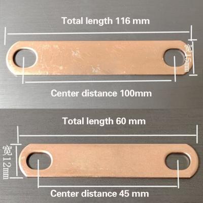 China Ribbon Sheet Battery Busbar Connector Golden Yellow Low Resistance for sale