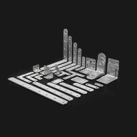 China Stainless Steel Angle Code 90 Degree TL Type Straight Piece for sale