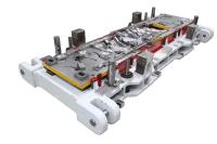 China Continuous Strip Stamping Mold Designed for Automotive Metal Stamping Component Production for sale