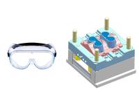 China Protective Goggle Injection Mold Applied in General Plastic Molding Manufacturing Lines for sale