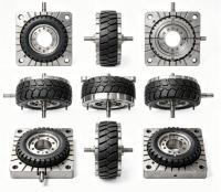 China Custom Rubber Tire Mold with Precision Tolerance and Durable Mold Core Materials for Industrial Applications for sale
