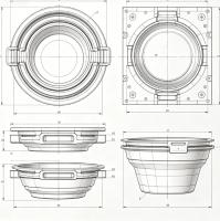 China Food-Grade Silicone Kitchen Mold for Silicone Household Parts Fabrication for sale