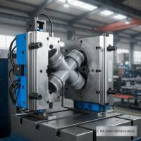 China Pipe Connector Plastic Mould for Bathroom Sanitary Ware Sector Applications for sale