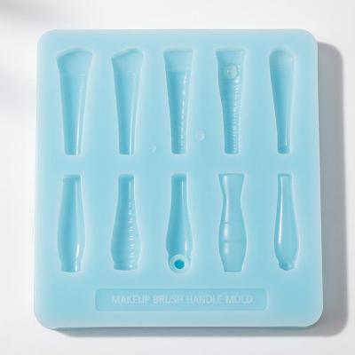 China Cosmetic Brush Handle Mold Cosmetic Packaging Parts Fabrication for Makeup Brush Handle Mold meeting for sale