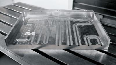 China Aluminum Friction Stir Welded Liquid Cold Plate for Electronics Thermal Management for sale