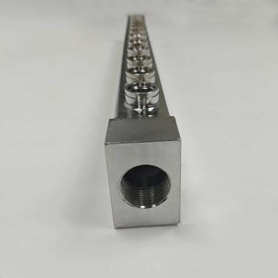 China Coolant Distribution Manifold Injection Mold Built for Pipeline Distribution Production Environments for sale