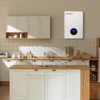 China 5kW 10kW Inverter Battery Wall Mount Household Solar Batteries ROHS Approval for sale