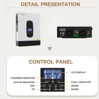China Single / Three Phase 8kw Hybrid Solar Inverters AC220V/380V Output Voltage for sale