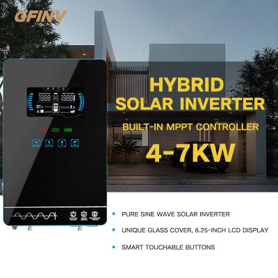 China 3500W-8000W On Grid Solar Inverters Varies Input Output Voltage Range for sale