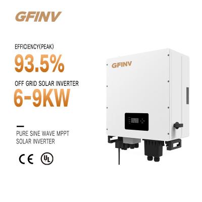 China Residential 6kw 9kw Three Phase On Grid Solar Inverters 380V Quick Backup for sale