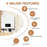 China 3 Phase 6-9kw On Grid Solar Inverters With 150A MPPT Solar Charger UN38.8 certified for sale