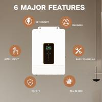 China Intelligent 3 Phase Solar Hybrid Inverter 8000w Solar Inverter With Dual MPPT for sale