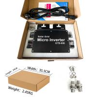 China IP65 Waterproof Grade On Grid Solar Micro Inverter Short Circuit Protection for sale