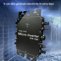 China Lightweight 220VAC Solar Micro Inverter 1000W 1400W 1600W Power Supply for sale