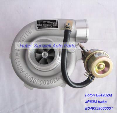 China Foton Pickup turbo, BJ493ZQ engine turbo E049339000001,Kangyue JP60M turbocharger for sale