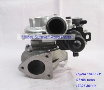 China Toyota Hilux turbo 17201-0L040, CT16V turbo 1KD engine turbocharger 17201-30110 / 17201-OL040 for sale