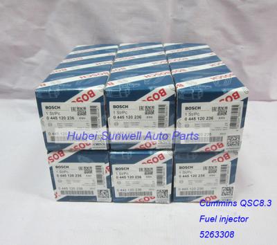 China CASE 2388 Harvester fuel injector 84346812, Cummins QSC8.3 engine injector 5263308, 4940170, 0445120236 for sale