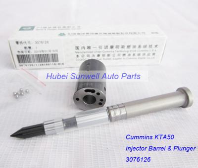 China Cummins KTA50 engine injector 3609962, injector barrel and plunger 3076126,3076124,3053483 for sale