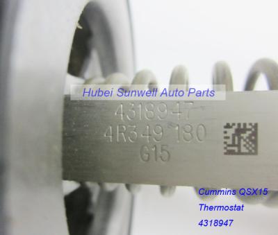 China Cummins QSX15 engine thermostat 4318947, ISX15 engine DFT180 thermostat 4318947 for sale