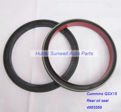 China Cummins QSX15 rear oil seal kit 4965569, 4926527,4101422, ISX15 engine oil seal 3680095 for sale