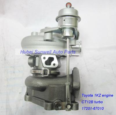 China Toyota 1KZ engine turbo 17201-67010, CT12B turbo for Toyota Land Cruiser 1KZ-T engine 17201-67040 for sale