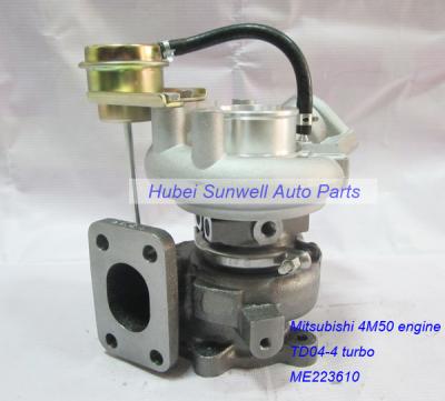 China Mitsubishi 4M50 engine turbo ME223610, 4M50-3AT7 engine TD04-4 turbo 49389-02042 for sale