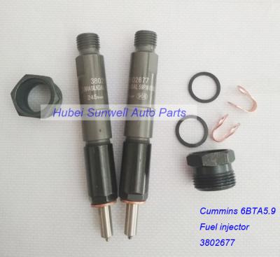 China Cummins 6BTA5.9 engine injector 3802677, 3929490, Cummins injector kit 3802677 for sale