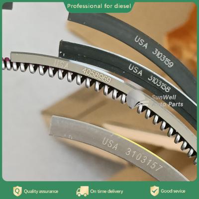 China Piston Ring NT855 diesel engine spare parts piston ring Set 3801056 3008185 for sale