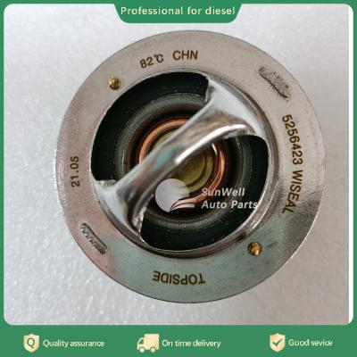 China Engine Spare Parts  5292708 Thermostat QSB6.7 / Hyundai ROBEX 290LX-7 HE6.7 82℃ for sale