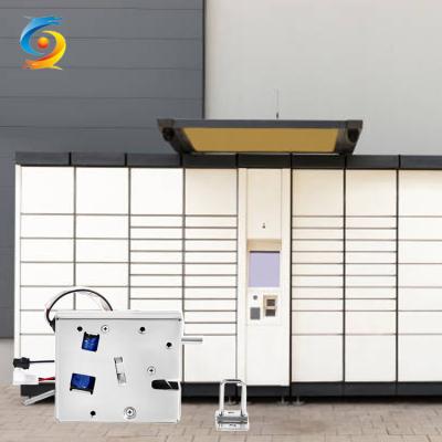 China 12v Cabinet Door Electric Lock Solenoid Express Parcel Lock Copper Core for sale
