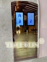China 1.0m/S 1.5m/S Commercial Passenger Lifts 450kg-2000kg PVC Floor For Shopping Center Office Building for sale