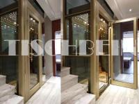 China Customized Aluminium Shaft Structure Home Elevators 320kg-500kg Low Power Consumption Low Noise Low Cost Maintenance for sale