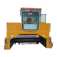 China Commercial Hybrid Compost Windrow Turner Machine For Ground Pile Fermentation 800-1000 Cubic Meters for sale