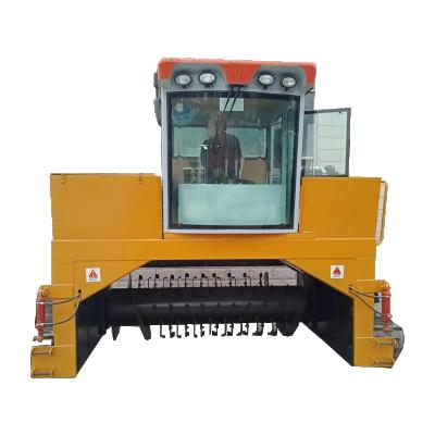 China Commercial Hybrid Compost Windrow Turner Machine For Ground Pile Fermentation 800-1000 Cubic Meters for sale