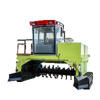 China Self Propelled Compost Fertilizer Machine Crawler Row Turner For Organic Fertilizer Production for sale