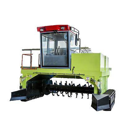 China Self Propelled Compost Fertilizer Machine Crawler Row Turner For Organic Fertilizer Production for sale
