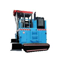 China Smart Aeration Compost Row Turner Fermentation Equipment Compact Mobile Design for sale