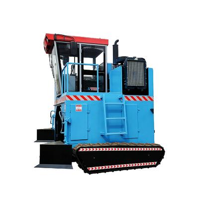 China Smart Aeration Compost Row Turner Fermentation Equipment Compact Mobile Design for sale