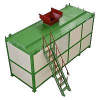 China 304SUS Horizontal Fermentation Tank Fertilizer Manufacturing Machine ODM for sale