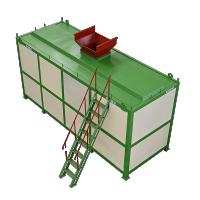 China Compact Closed Horizontal Fermentation Tank Fertiliser Equipment for sale