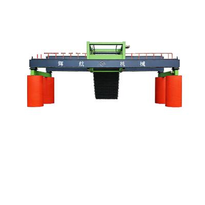 China Reinforced Chain Plate Compost Fertilizer Machine Windrow Turner 6400m³/H for sale