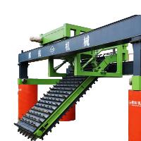 China Heavy Load Compost Fertilizer Machine Mushroom Turner High Hardness Alloy Steel for sale