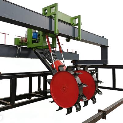 China Organic Compost Fertilizer Machine Turner Batch Production Anti Vibration for sale